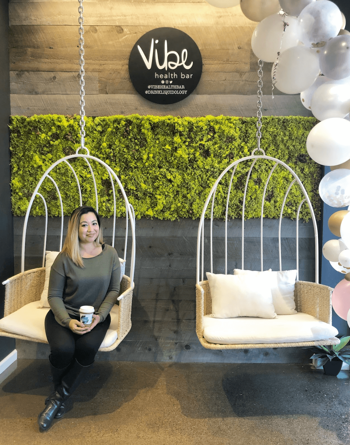 Visiting VIBE Health Bar in Folsom - Powered by Women
