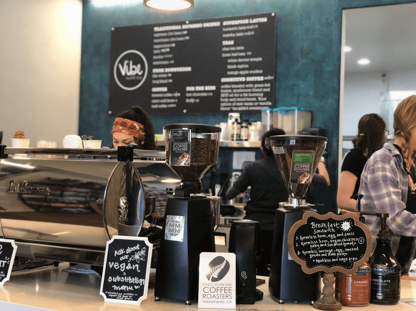 Visiting VIBE Health Bar in Folsom - Powered by Women